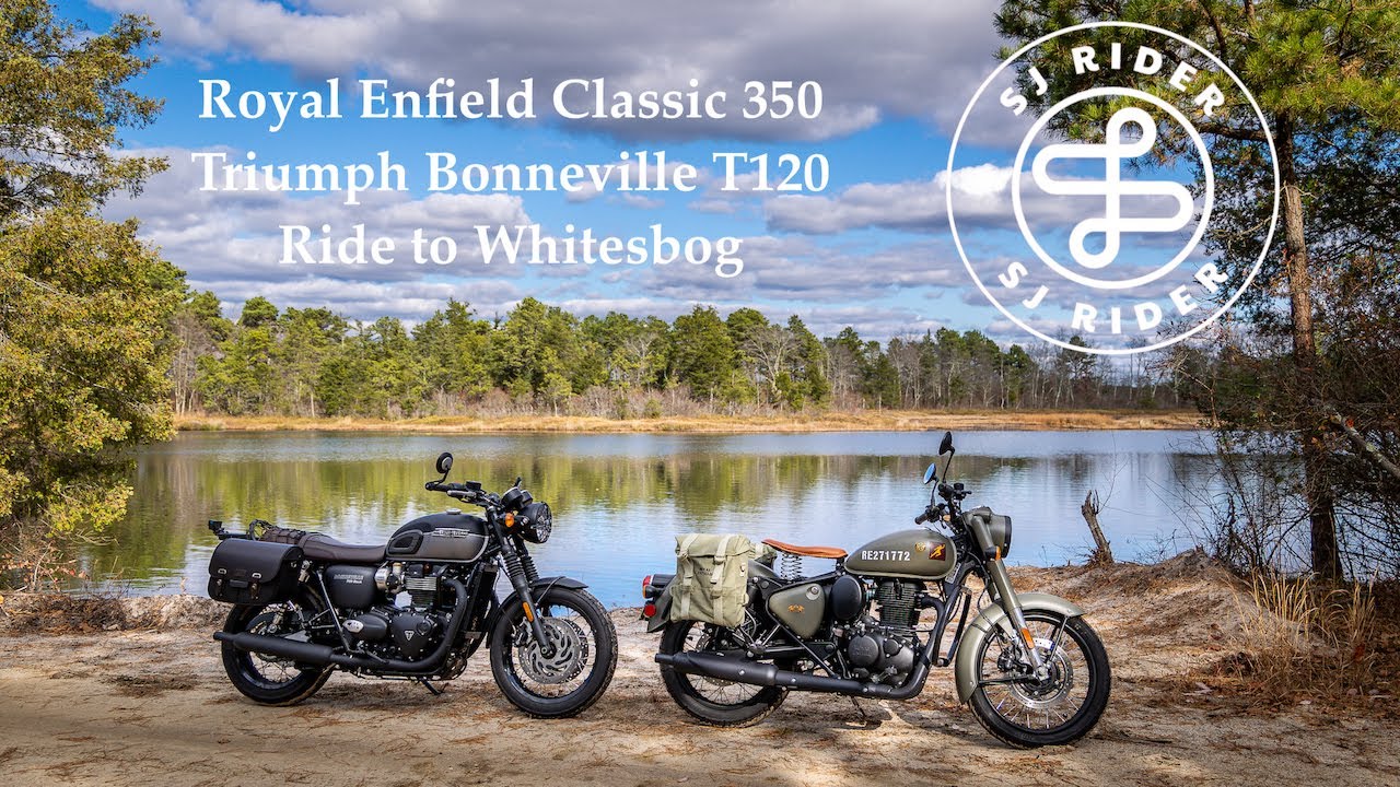 Royal Enfield Classic 350 Signals Marsh Grey - Triumph Bonneville T120 ...