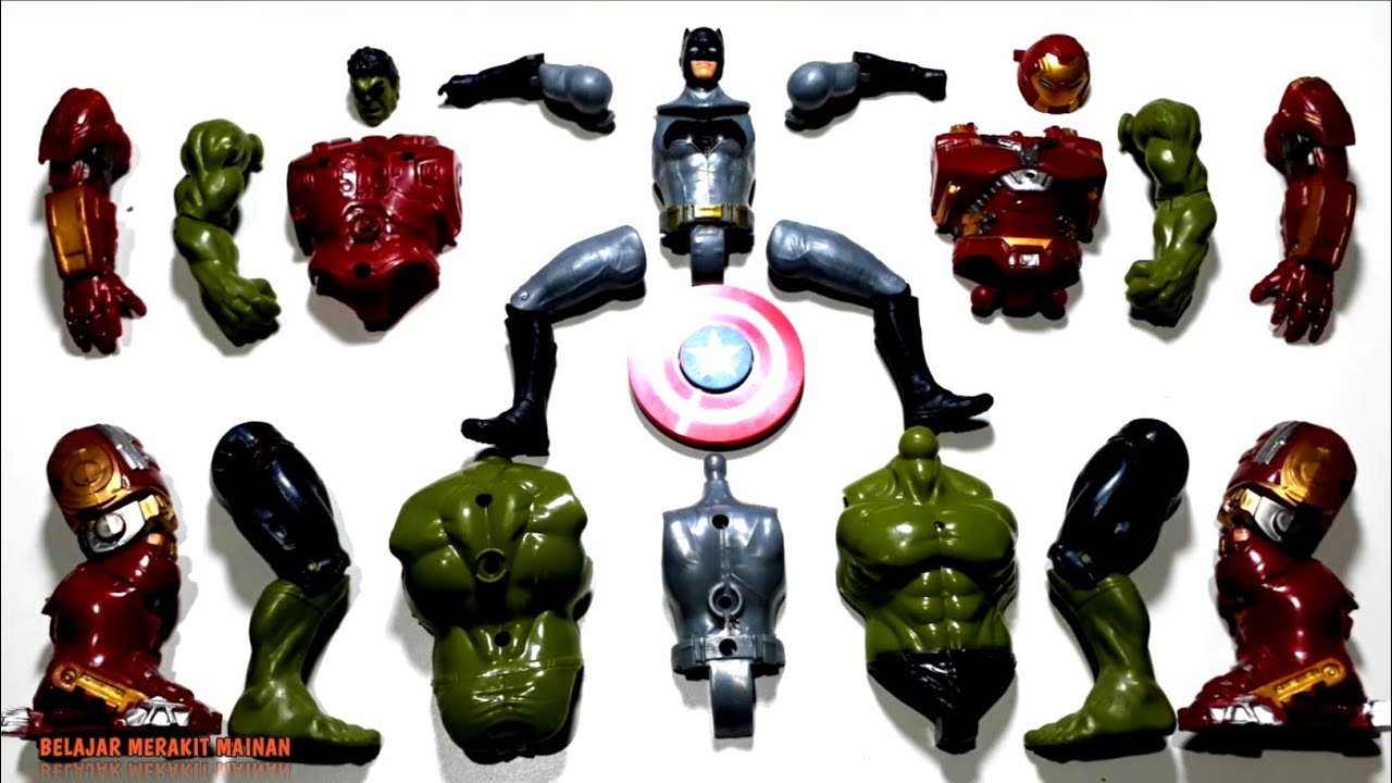 UNBOXING AVENGERS TOYS! Hulk Smash Vs Bat-Man Vs Hulk Buster - YouTube