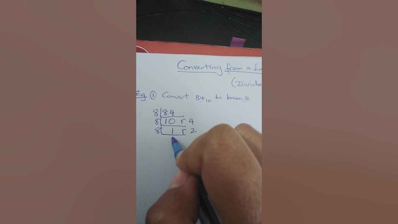 Converting from Base 10 to Base 8 - YouTube