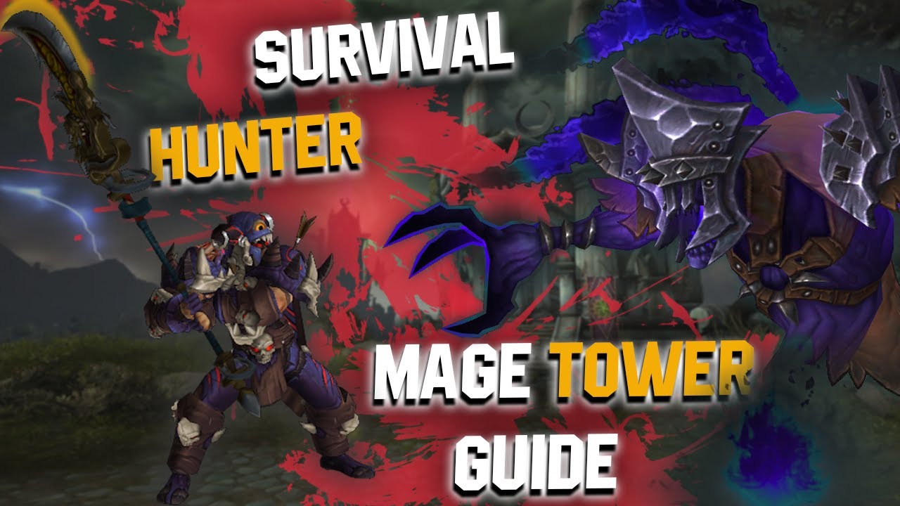 Fast & Easy Survival Hunter Mage Tower Guide | Closing the Eye | Challenge Dragonflight - YouTube