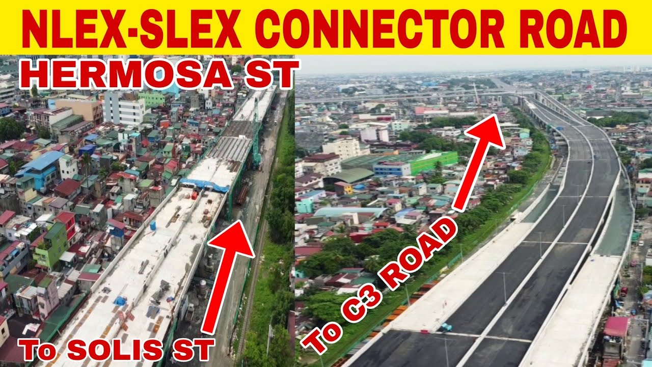 NLEX-SLEX CONNECTOR ROAD PROJECT HERMOSA ST LATEST UPDATE - YouTube