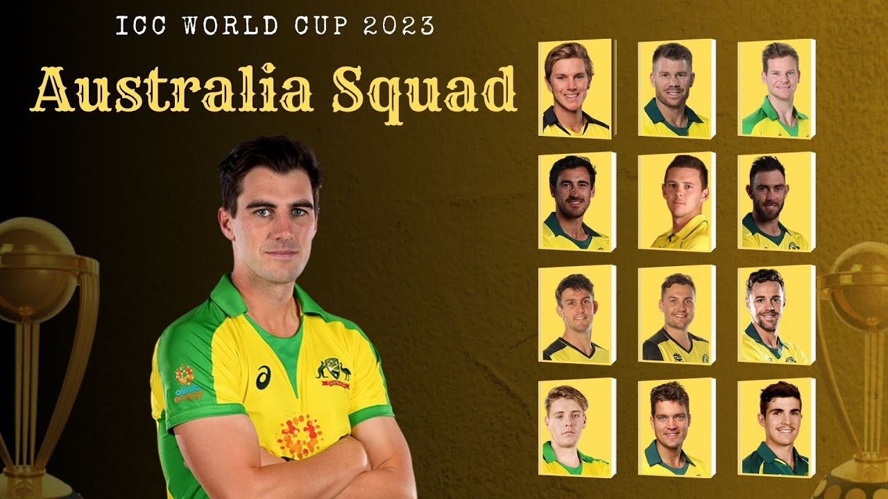 ICC World Cup 2023 Australia Squad| Australia Squad For ICC World Cup ...