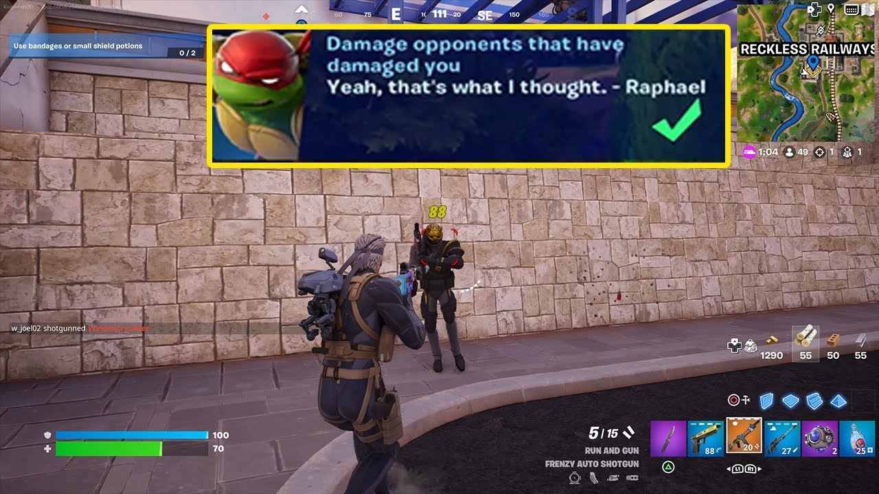 How to EASILY Damage opponents that have damaged you Fortnite locations ...