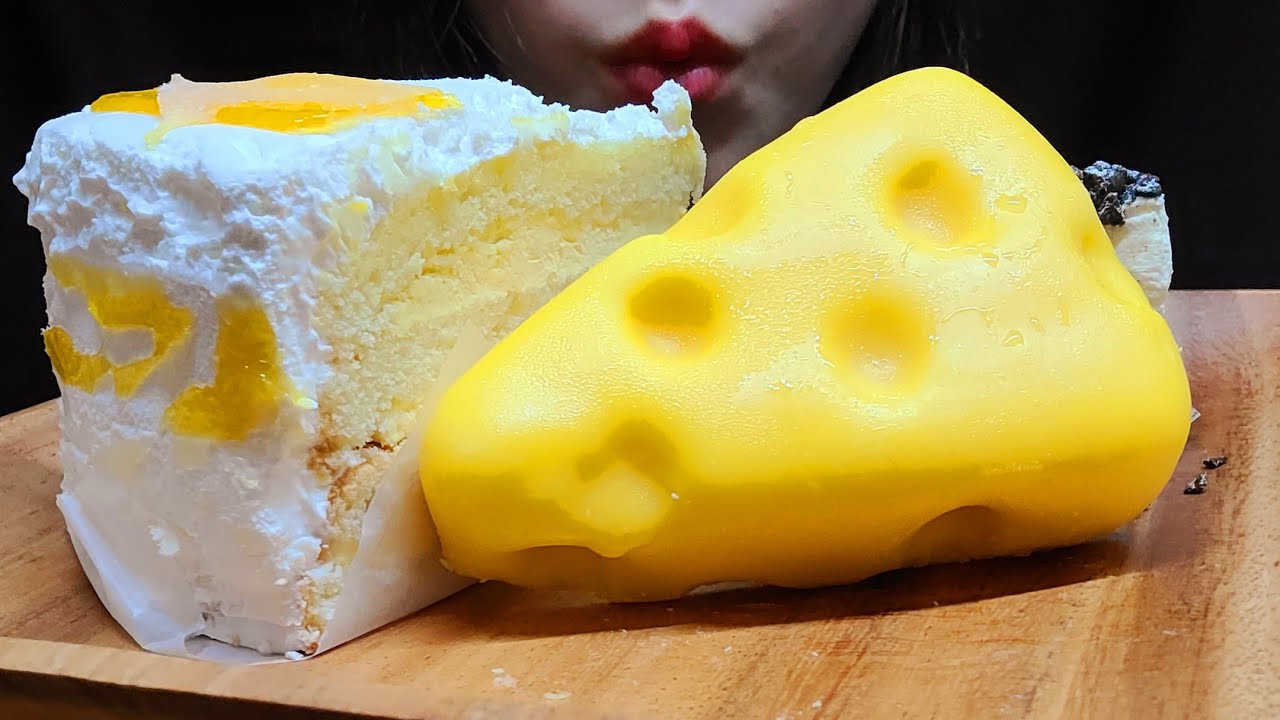 톰과제리 치즈케이크 먹방 ASMR Cheese cake eating show - YouTube