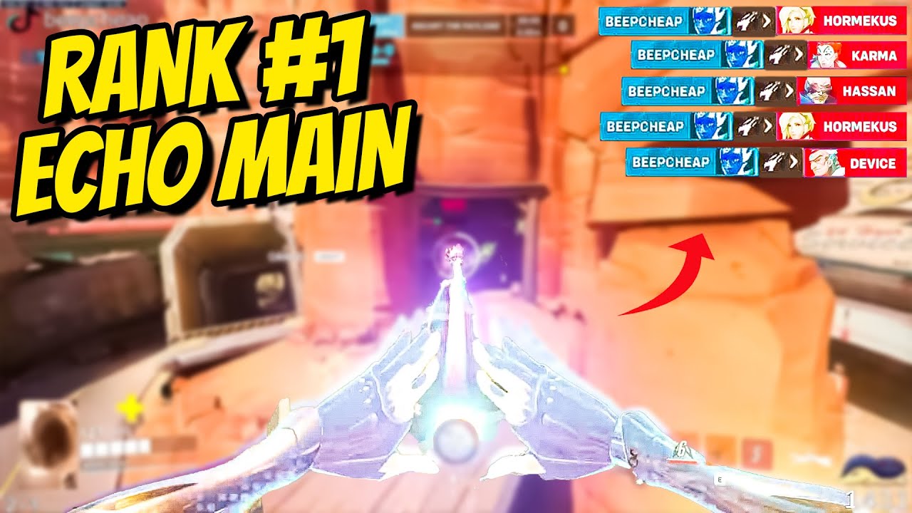 The Rank 1 ECHO *DOMINATES* Competitive Lobbies in Overwatch 2 - YouTube