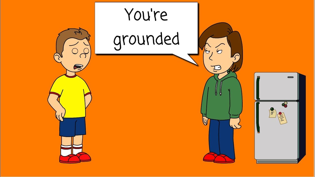 Boris Tries to Ground Caillou / Grounded - YouTube