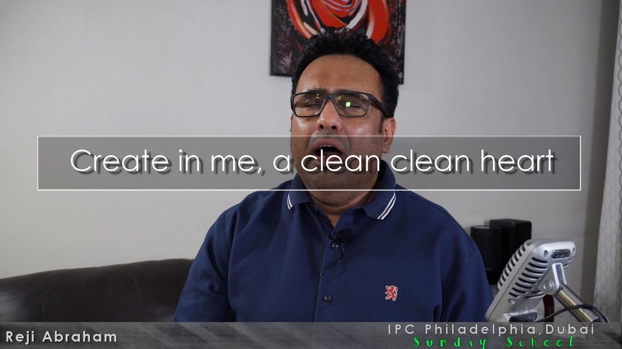 Reji Abraham - Create in me - YouTube