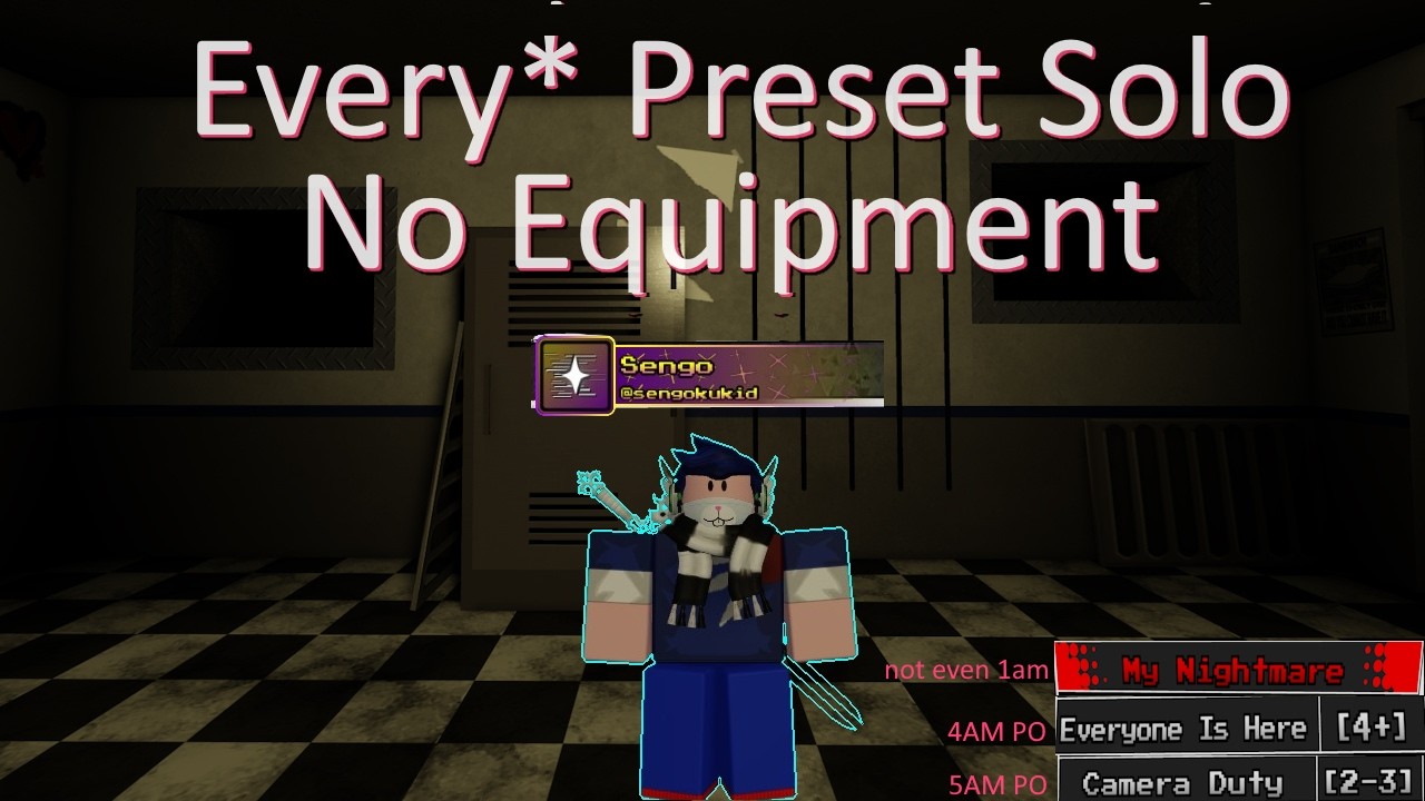 Almost Every Pre Set Solo (No Equipment) + Written Guide | One More ...