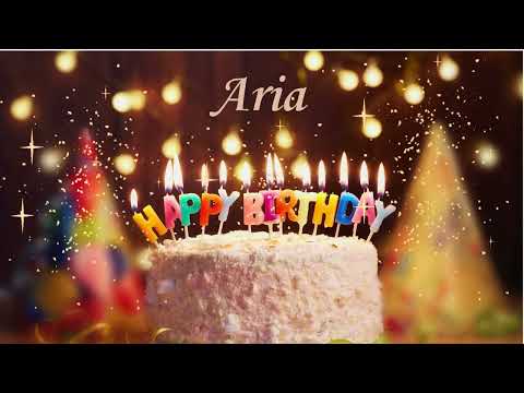 Happy Birthday Aria Song HD Background 10 Minutes - YouTube