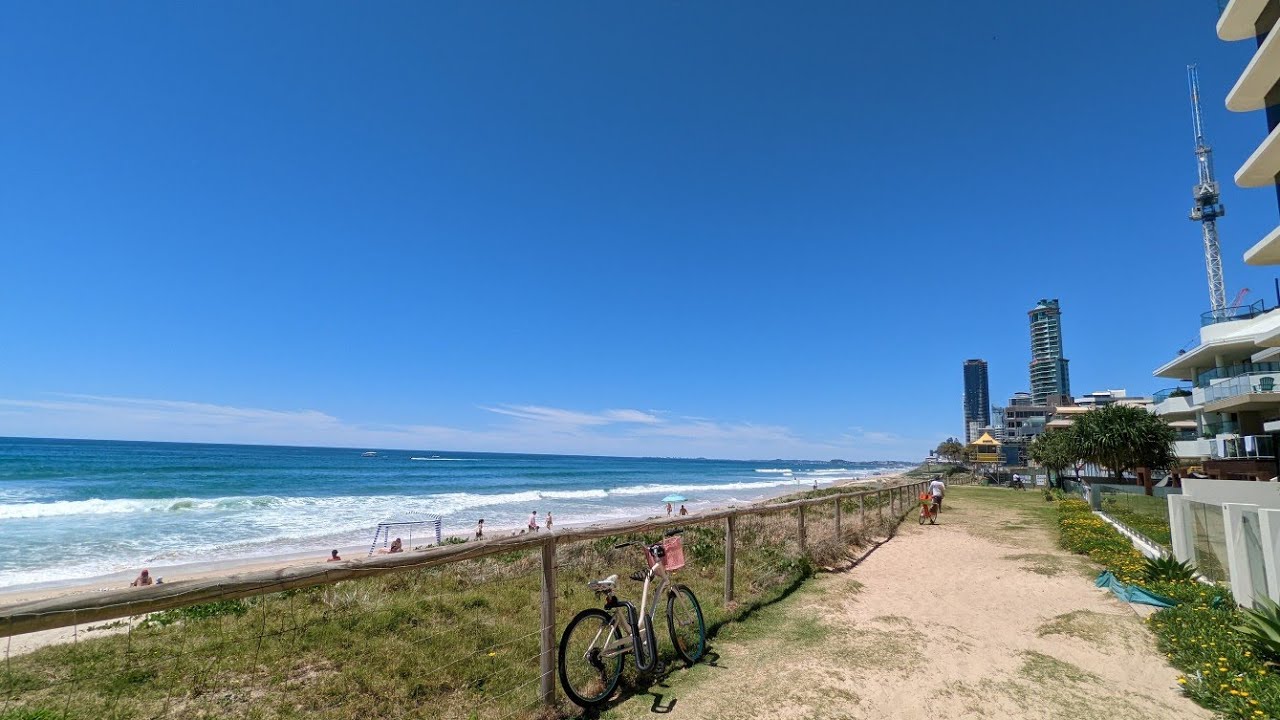 Labrador Gold Coast Broadwater bike ride - YouTube