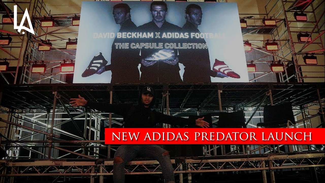 DAVID BECKHAM X ADIDAS PREDATOR ACCELERATOR LAUNCH EVENT - YouTube