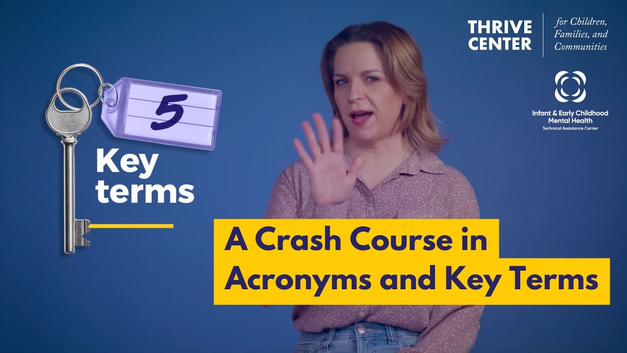 A Crash Course in Acronyms and Key Terms - YouTube