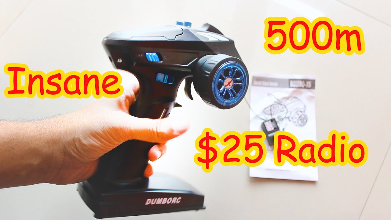 Long Range Radio for Rc Car - Dumbo Rc X6FG - $25 500m - YouTube