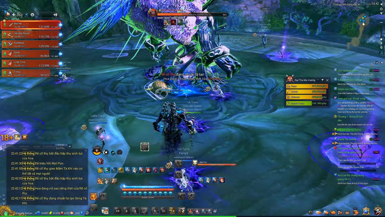 BNS Summoner Rừng Đại Thụ Hard Mode Last Boss - YouTube