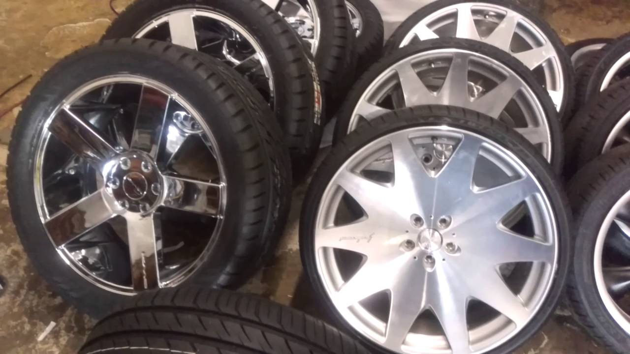 American Racing Nova Ridler 696 MRR HR3 and KMC 695 Chrome Wheels Busy ...