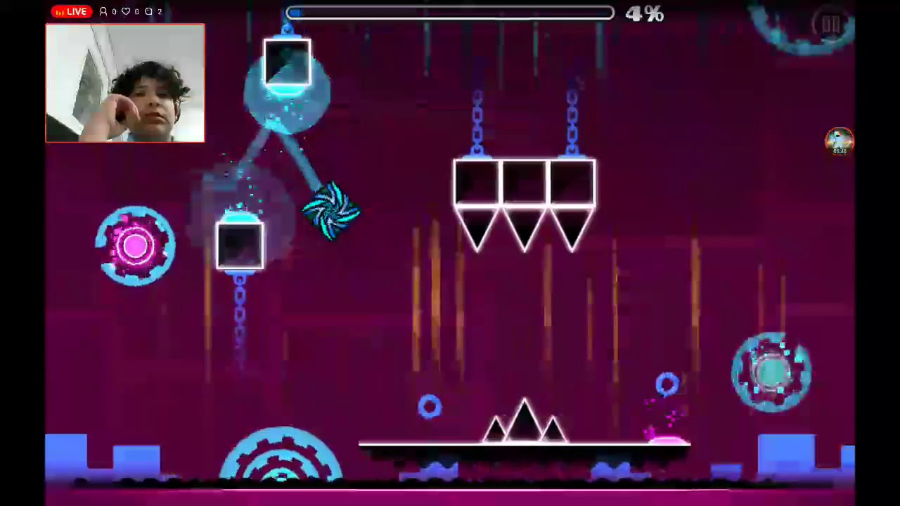 GD trying to beat levels - YouTube