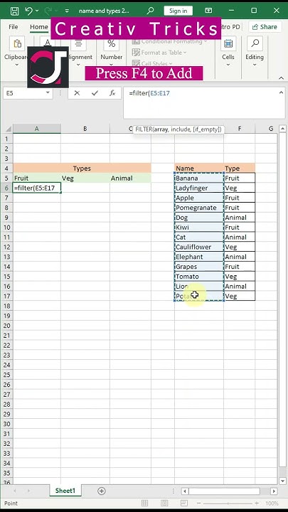 Pro Trick Excel: Filter Data Dynamically Excel FILTER Function - How to Tutorial Impress Boss ...