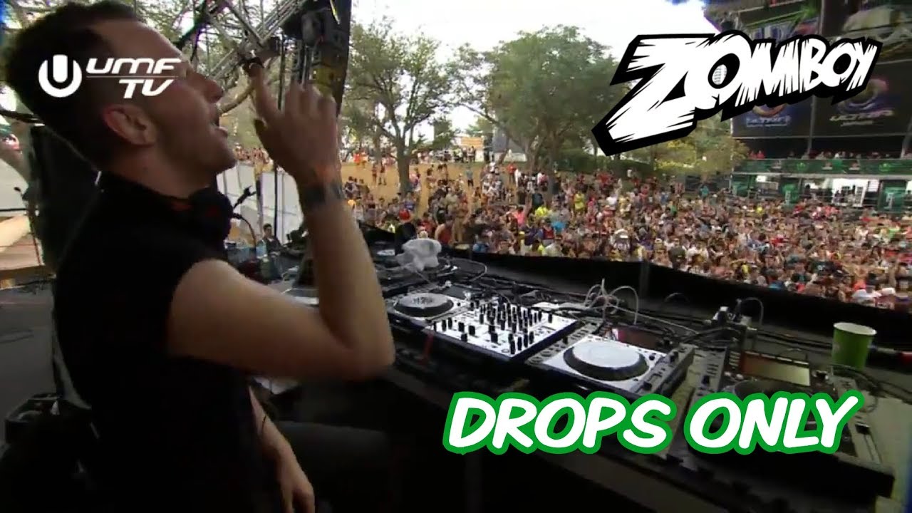 Zomboy Drops Only - Ultra Music Festival Miami 2014 (EXCLUSIVE) - YouTube