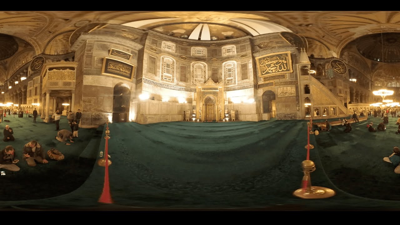 Unveiling the Secrets of Ayasofya Camii in 360 VR 4K - YouTube