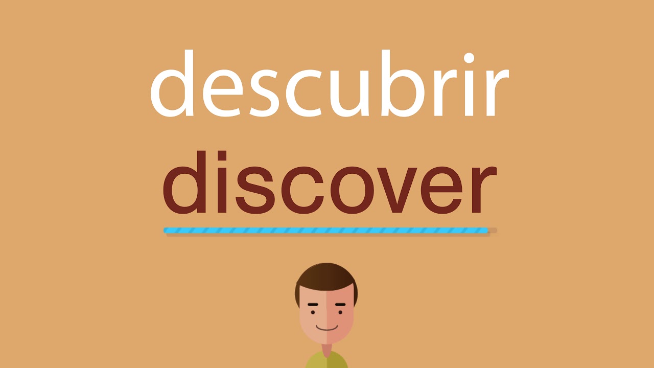 Cómo se dice descubrir en inglés - YouTube