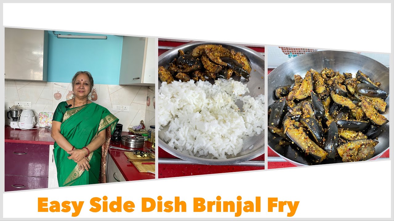 Brinjal Podi Fry SouthIndian Style I Easy side dish Recipe 2 - YouTube