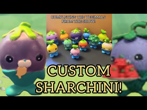 Making a custom vegimal- Sharchini! #octonauts #custom - YouTube