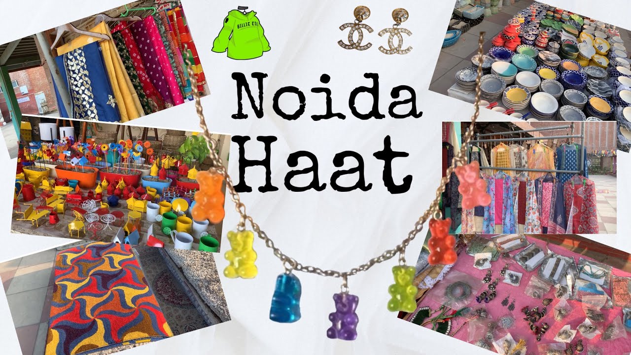 Noida Haat || Best place for shopping|| Must visit|| All unique items ...