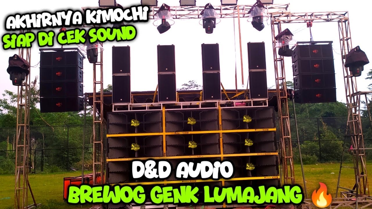 Akhirnya yang di tunggu"cek sound juga ,D&D cek sound 12 subwoofer full ...