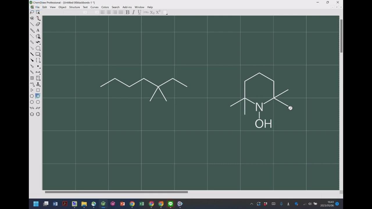 ChemDraw Tips: Clean Up Structure - YouTube