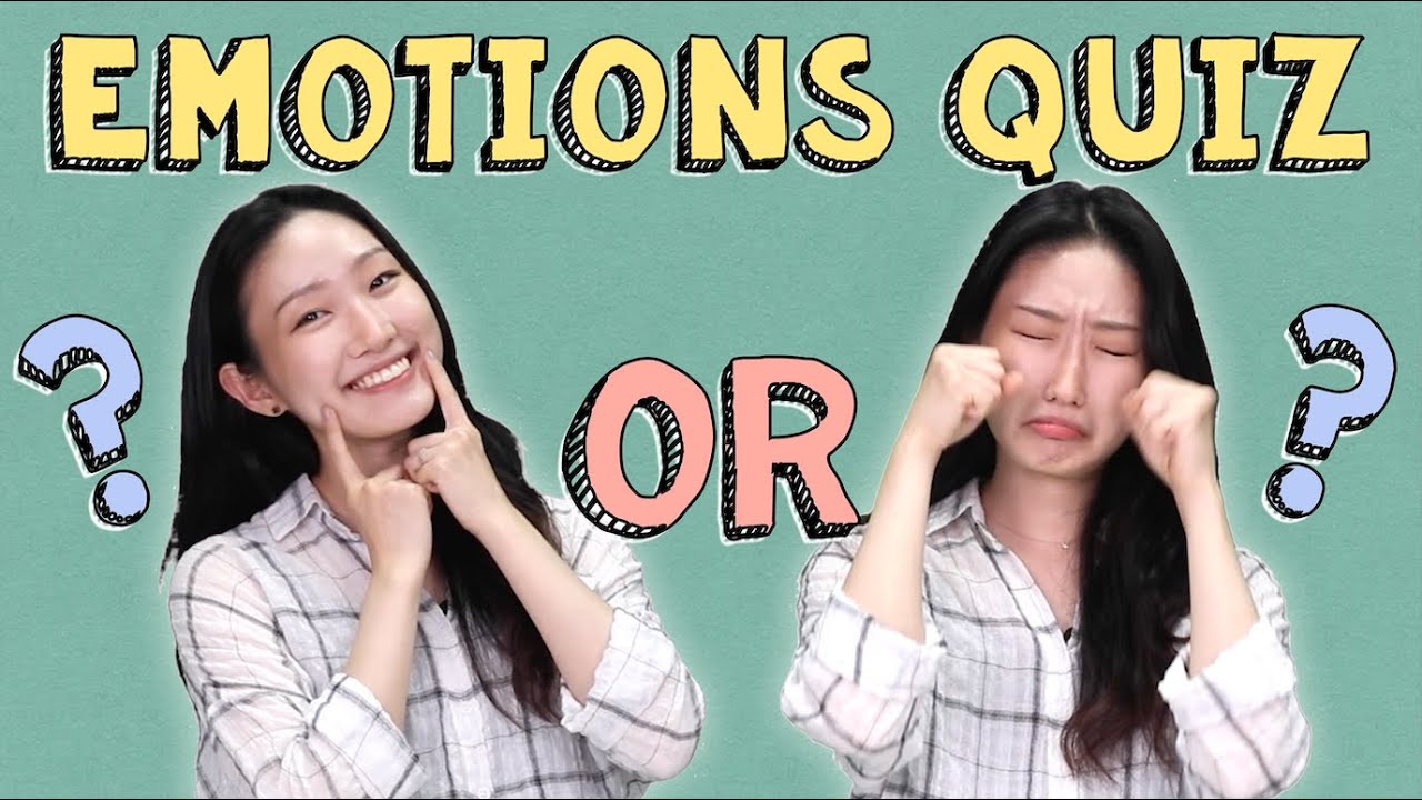 Feelings & Emotions QUIZ [KOR/ENG SUB] | English Activities - YouTube