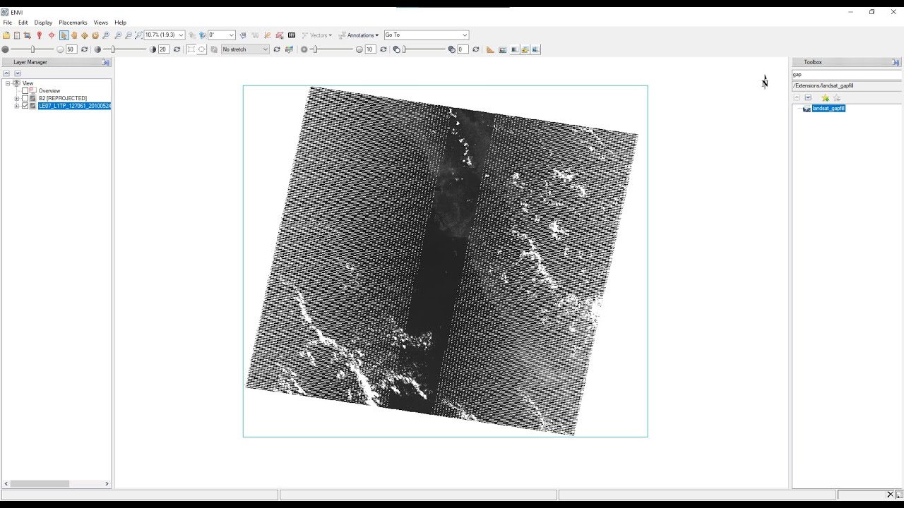 Cara Memperbaiki Scan Line Error pada Landsat 7 Menggunakan Envi 5.3 ...