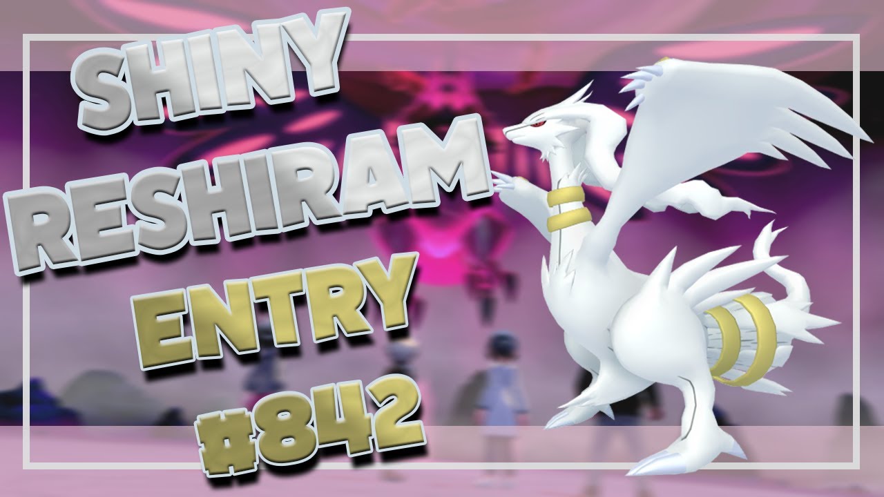Shiny Reshiram from ORAS SR! Shiny Living Dex #842! - YouTube