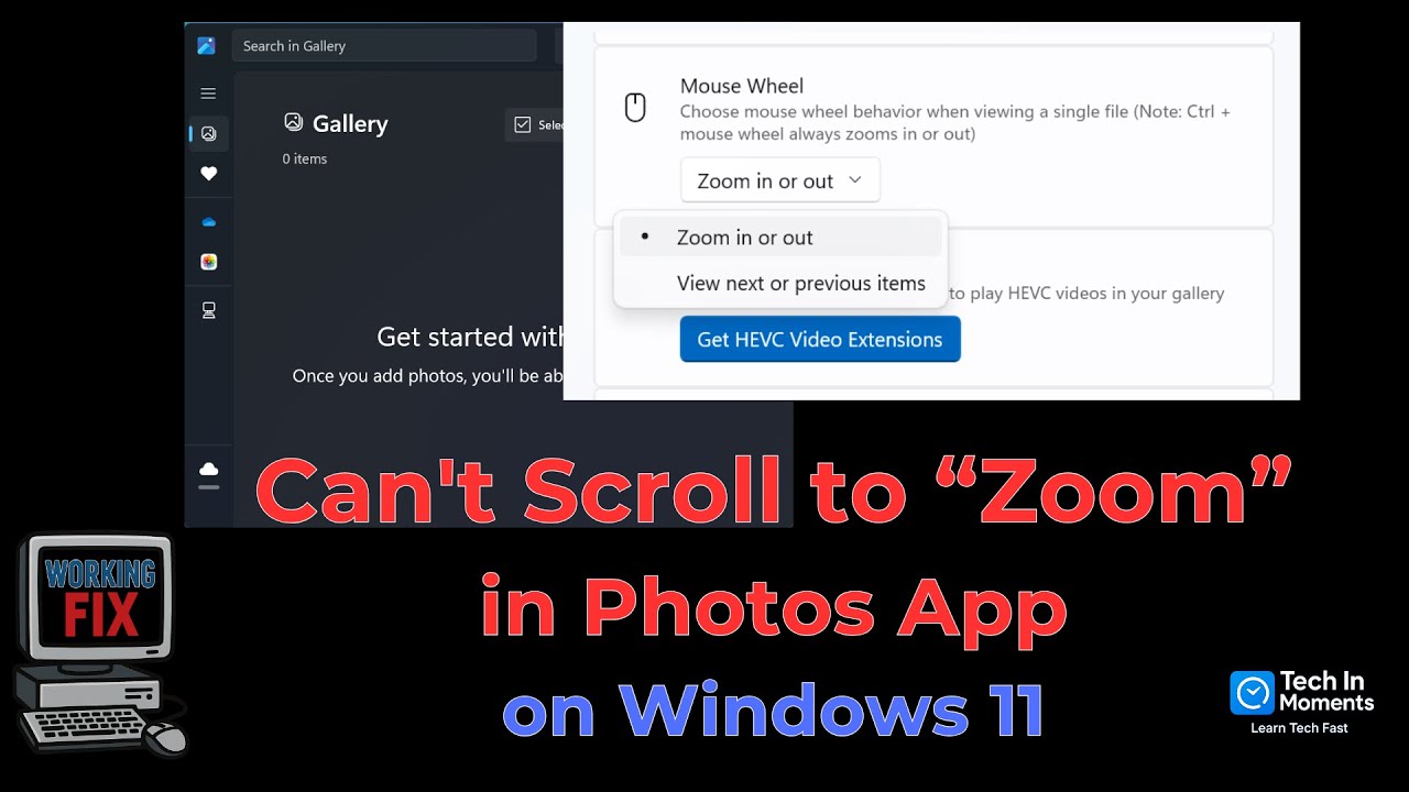 Fix: Scroll to Zoom Not Working in Windows Photos - YouTube