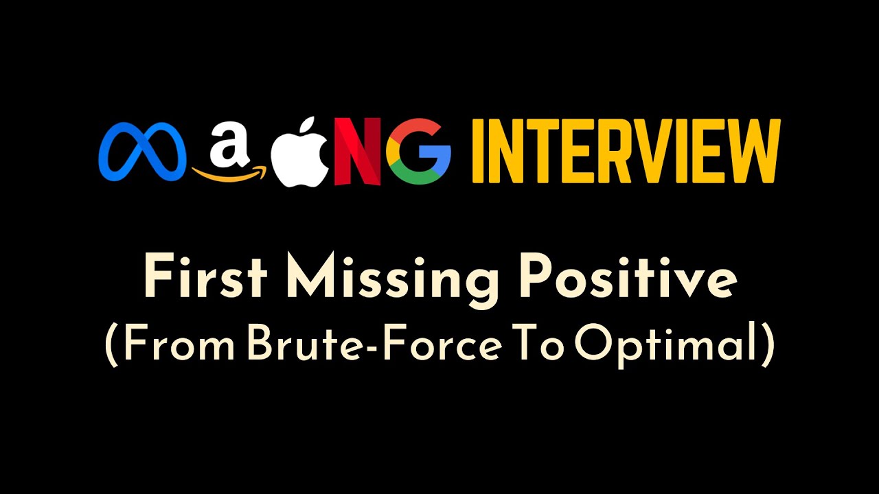 First Missing Positive In Java Hard Coding Interview Question first-missing-positive-in-java-hard-coding-interview-question