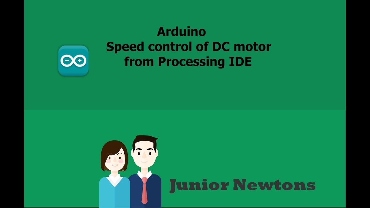 How To Control Speed of DC motor from Processing IDE - YouTube