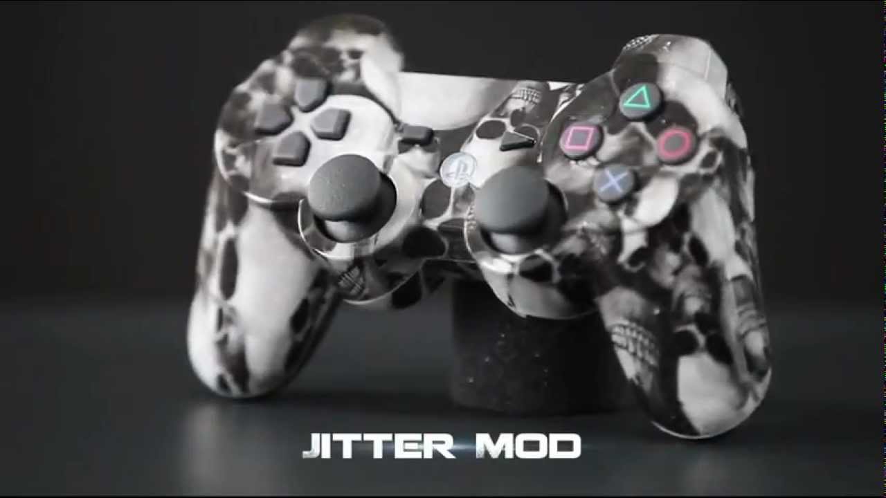 PS3 Custom Modded White Skull Controller by Gamerzicon.com - YouTube