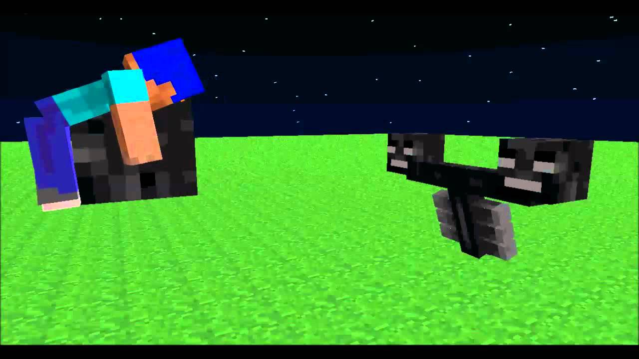 Steve vs. Wither Boss - Minecraft Animation - YouTube