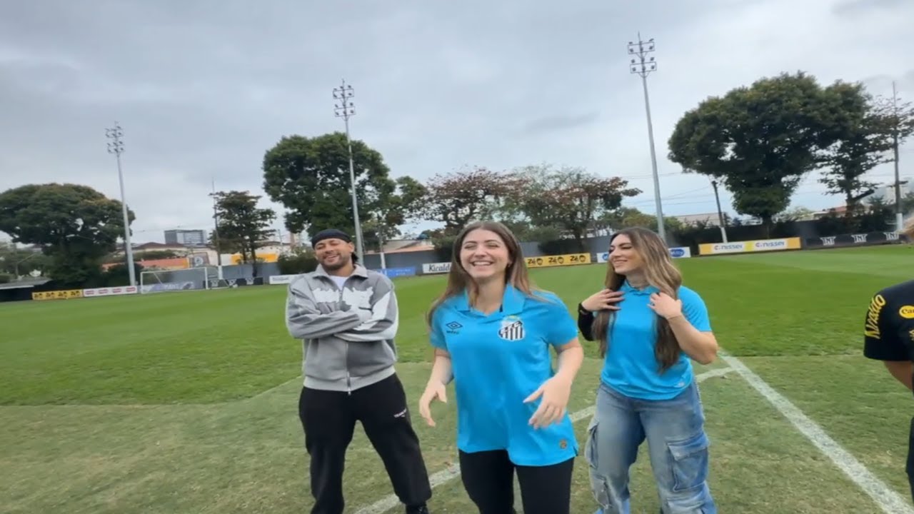 SOFIA ESPANHA E IMAN RESENHA COM NEYMAR NO CT DO SANTOS! - YouTube