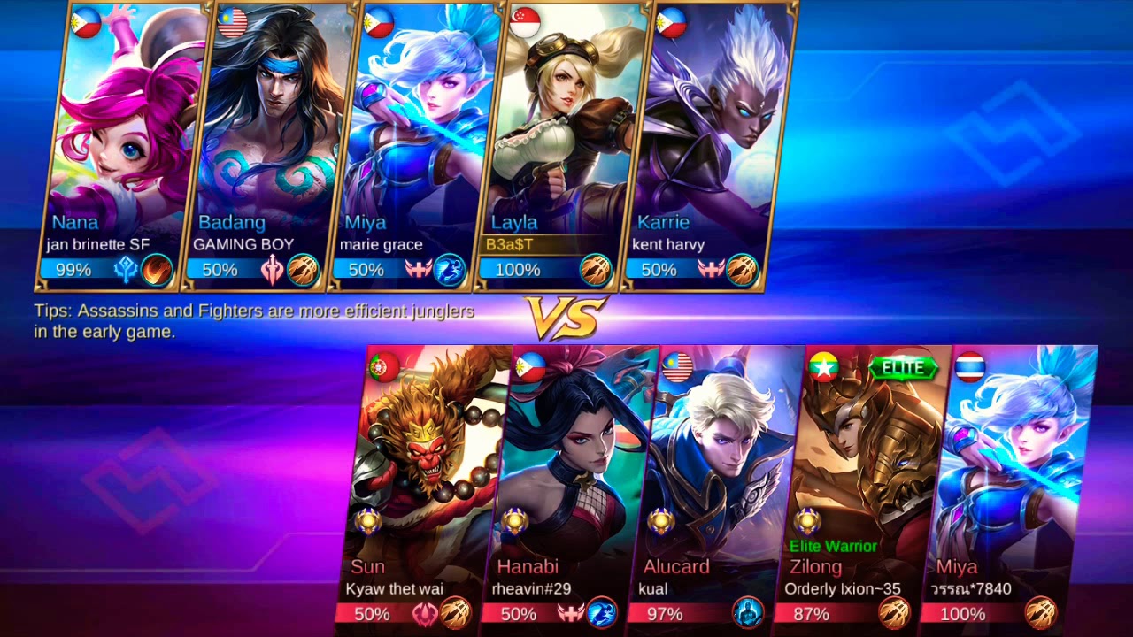 Playing Mobile Legends!! - YouTube