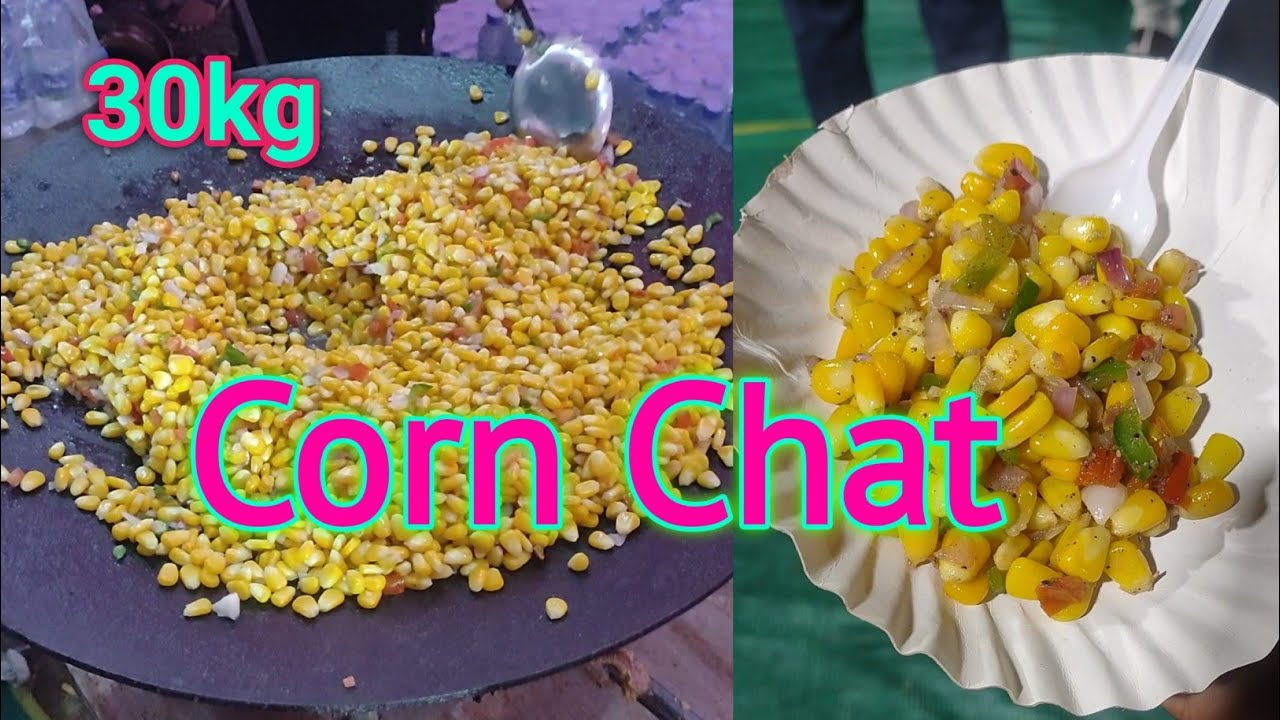Corn Chat/ Spicy Masala Sweet Corn/ Sweet Corn Chat/ Sweet Corn Recipes ...