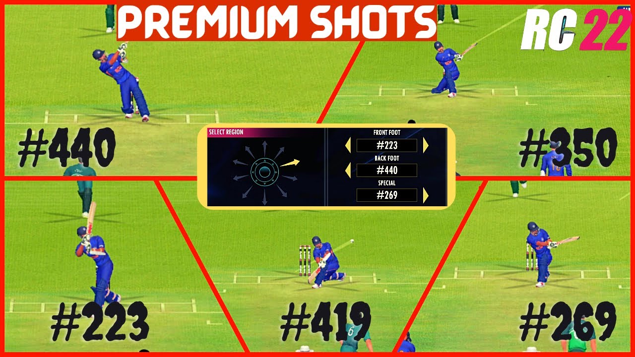 RC22 Premium Shots | Real Cricket 22 Shot Of The Week 🏏 | Which Shots ...