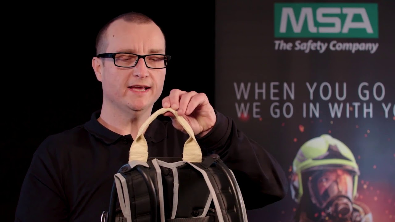 MSA M1 SCBA (Self Contained Breathing Apparatus) Modularity - YouTube