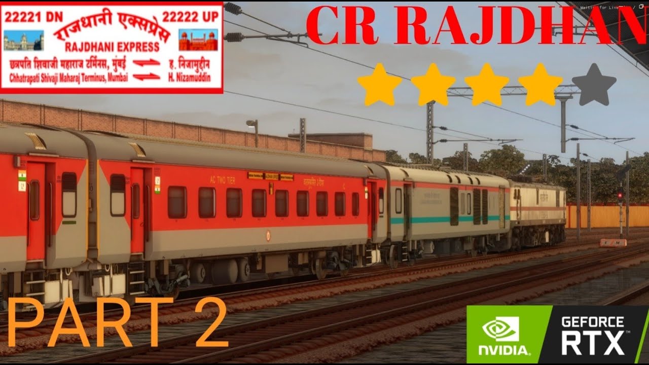22222-CR RAJDHANI PART 2 LONG RUN JOURNEY - YouTube