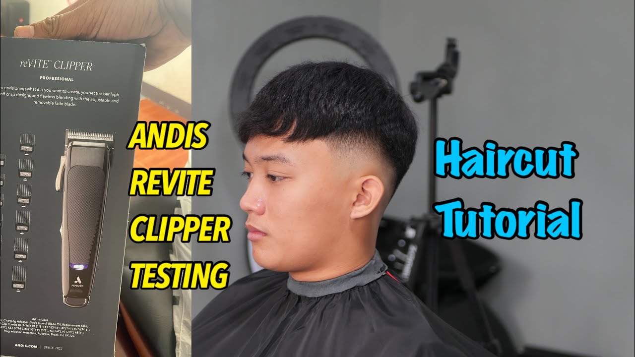 ANDIS REVITE CLIPPER TESTING | HAIRCUT TUTORIAL - YouTube