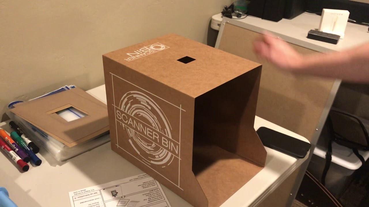 Scanner Bin - Every day use - YouTube