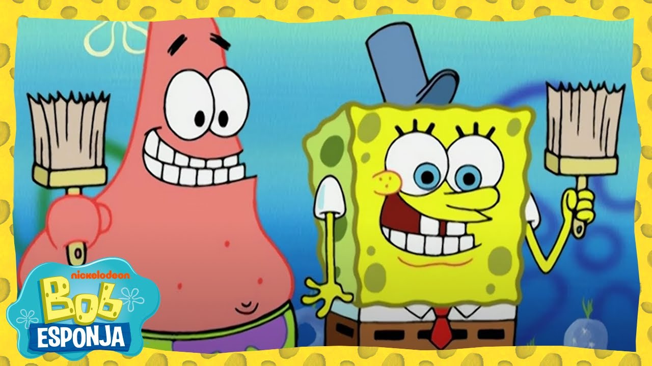 SpongeBob gestaltet den Abfalleimer um | Bob Esponja en Español - YouTube
