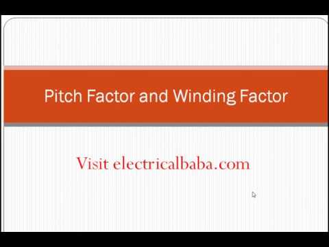 Pitch Factor and Winding Factor - Definition, Calculation and Formual ...