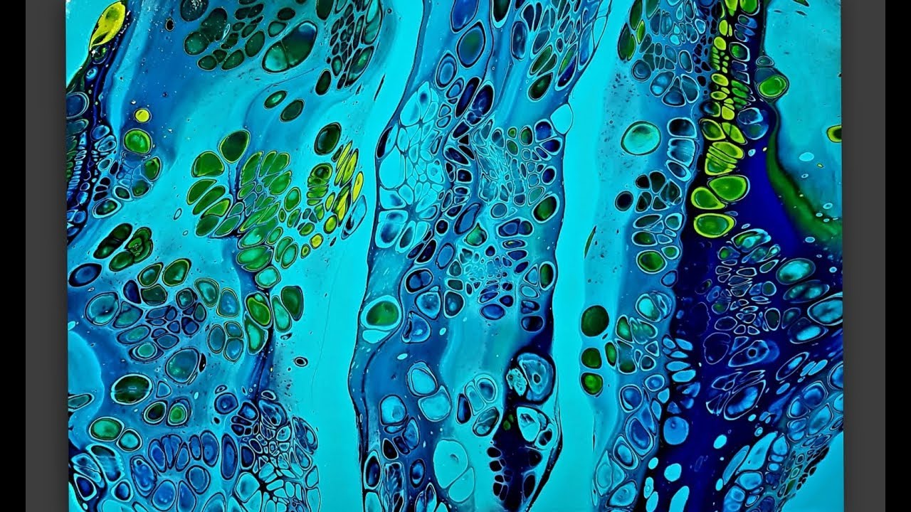 #331 Aqua Negative Space In A Flip Cup Pour - YouTube