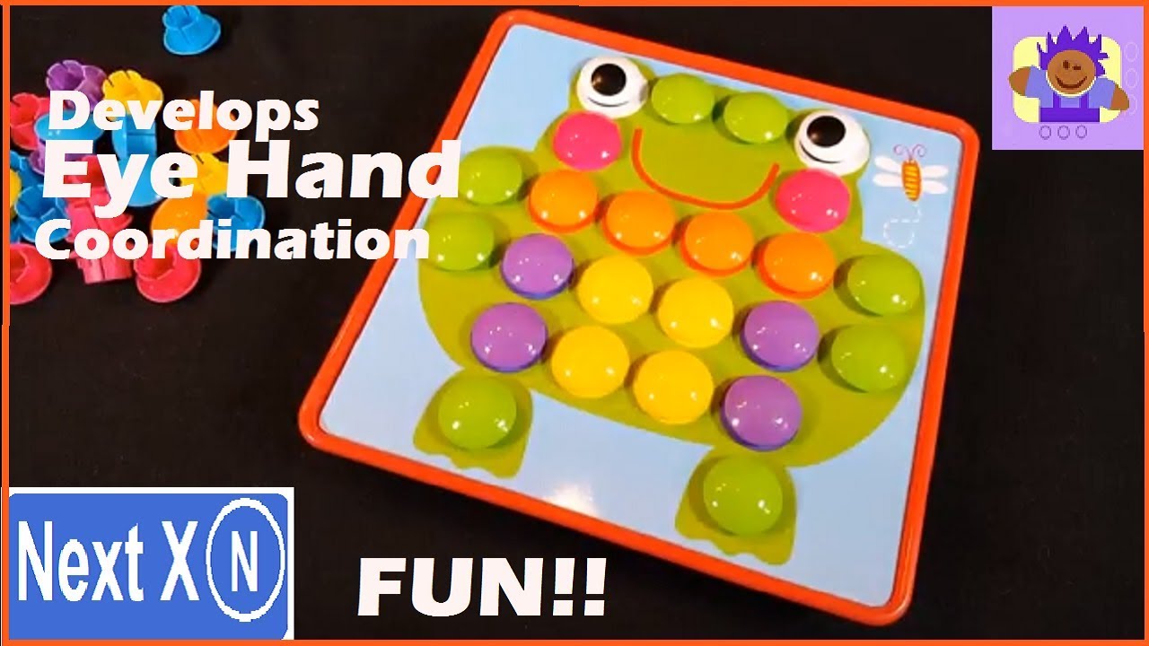 Next X Mushroom Button Nail learning activity toy set for preschoolers ...