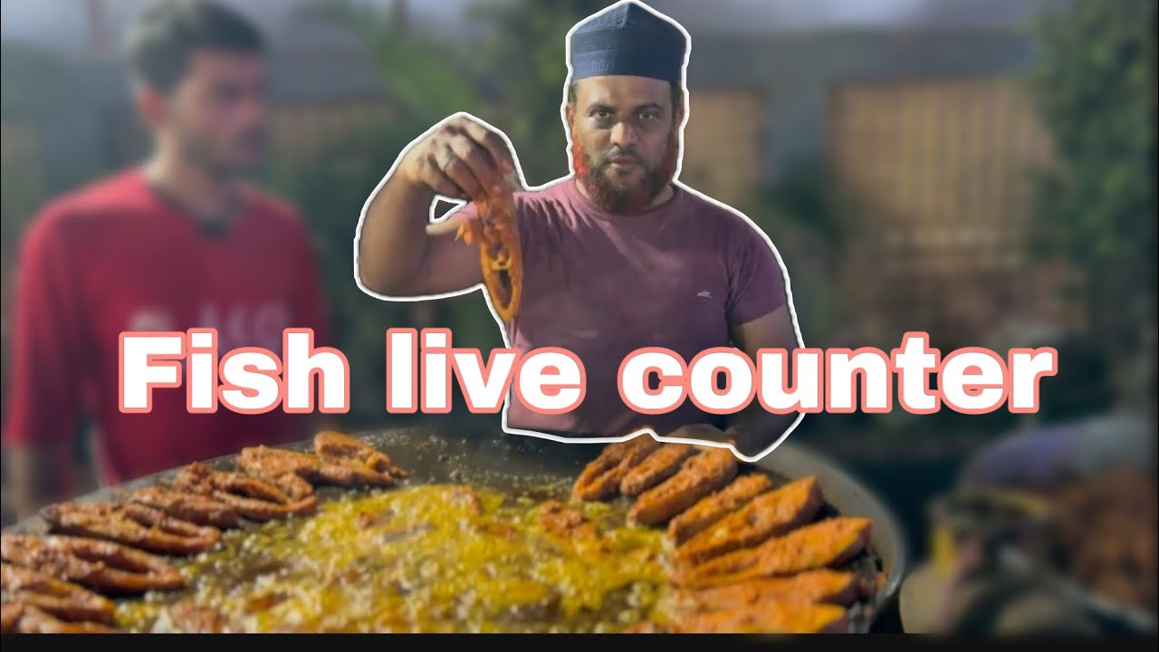 Live Counter Fish Fry | Mamu Cooking | - YouTube
